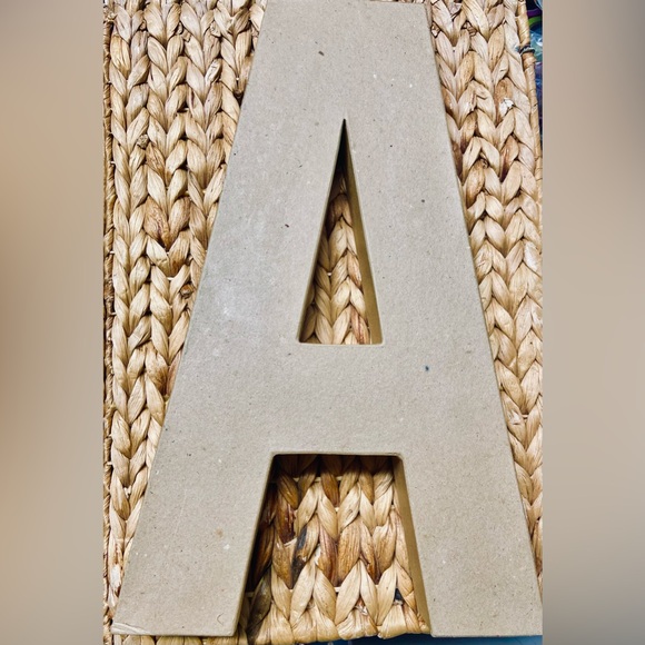 Office | Nwt 16 Tall Letter A Paper Mache | Poshmark
